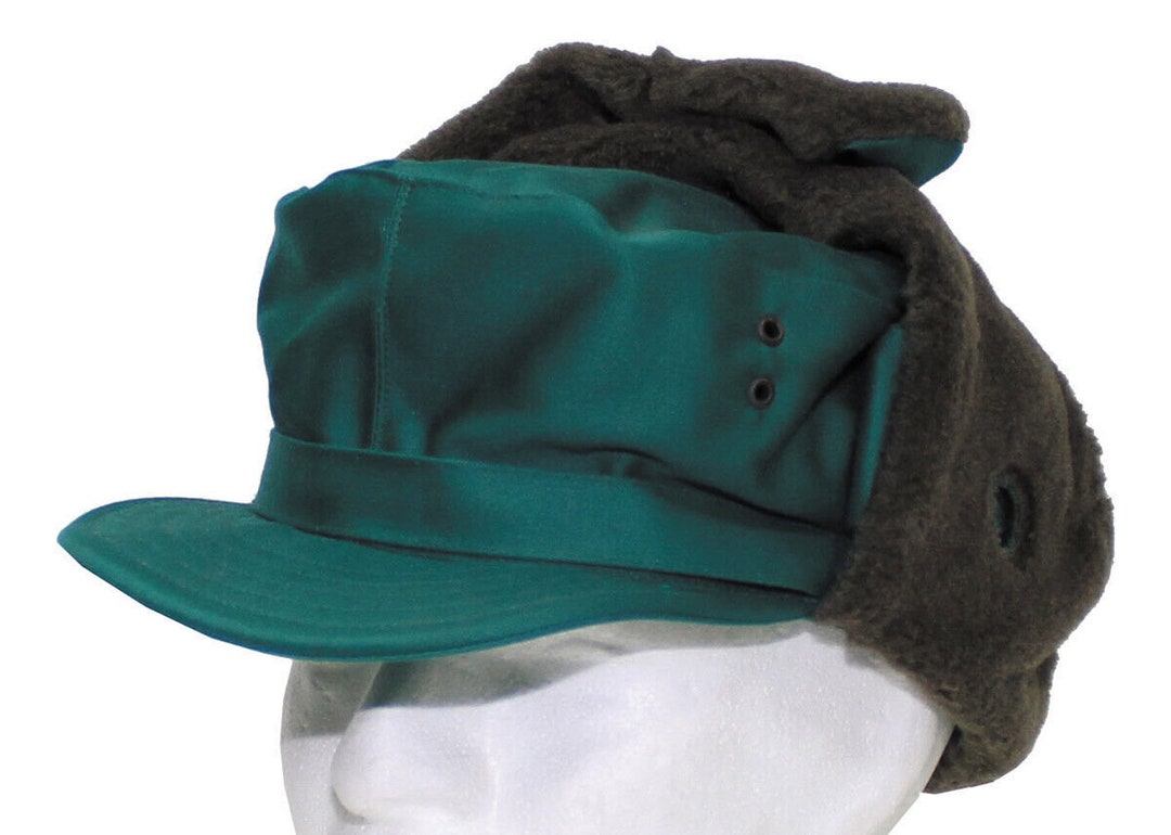 Original Austrian Army Military Winter Cap Green Sizes 54-57 - Etsy
