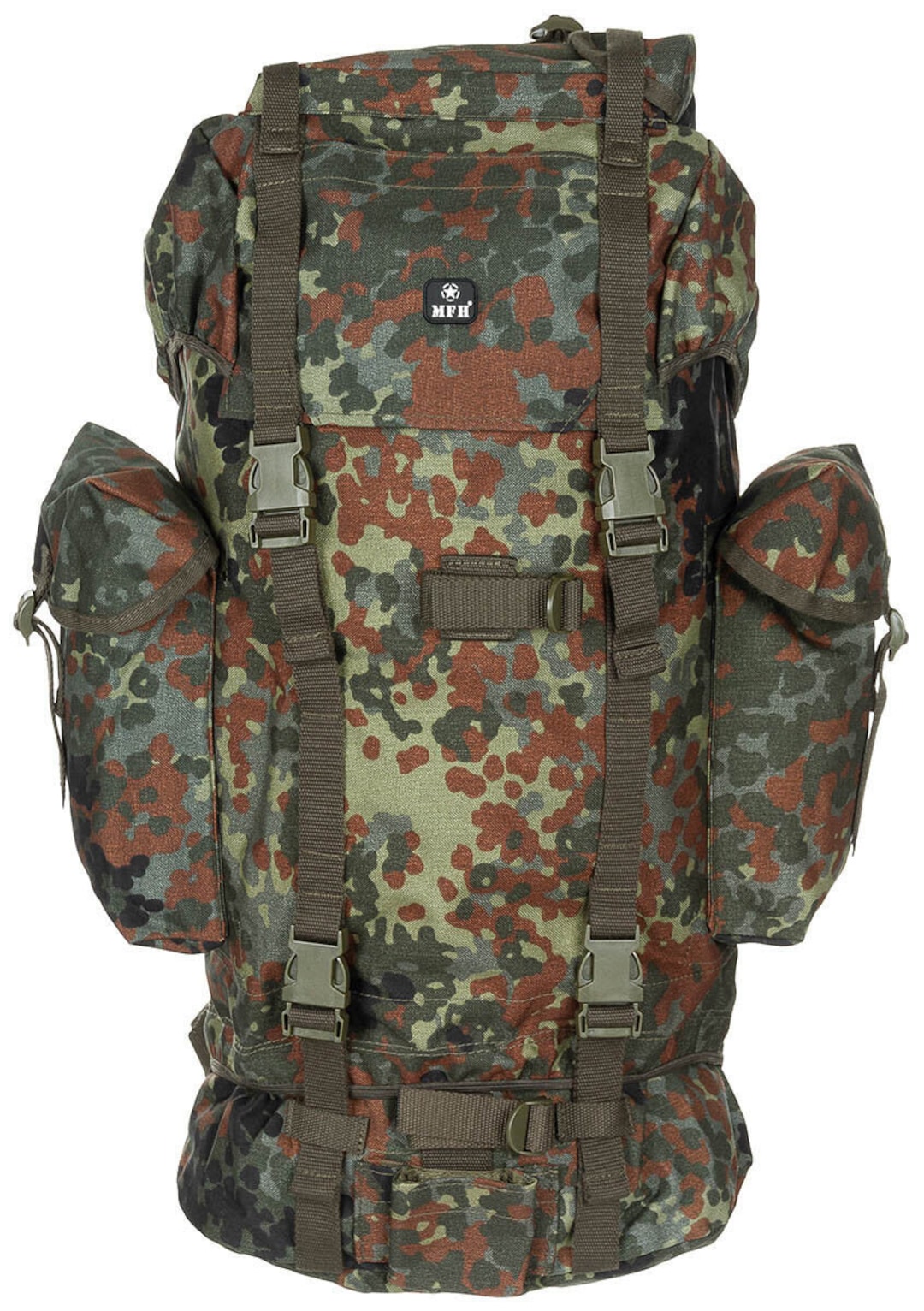 German Army 65L Combat Backpack Bundewehr Flecktarn Original Material ...