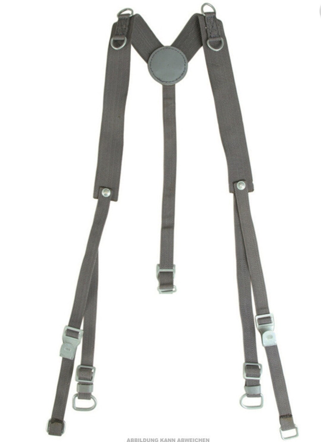 Vintage Military Surplus East German Grey Field Suspenders Used ...