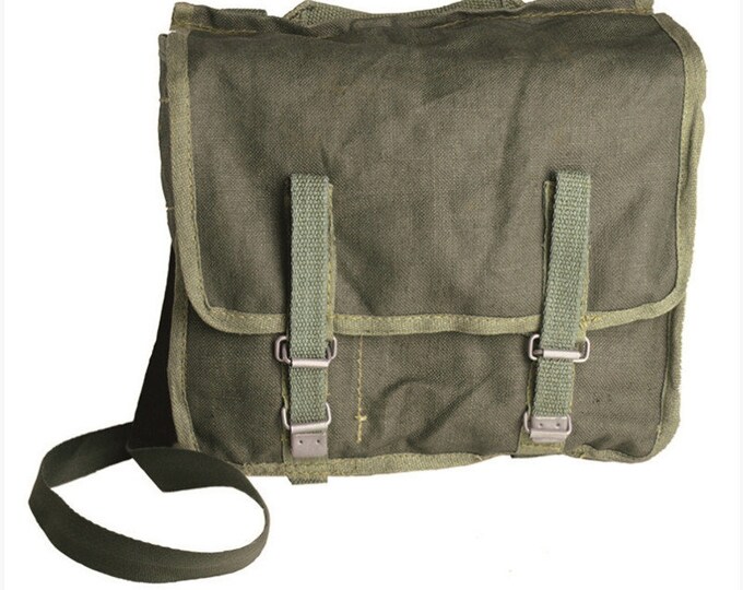 Unissued Vinatge 60s Polish Army Surplus Military Haversack Bread Bag ...