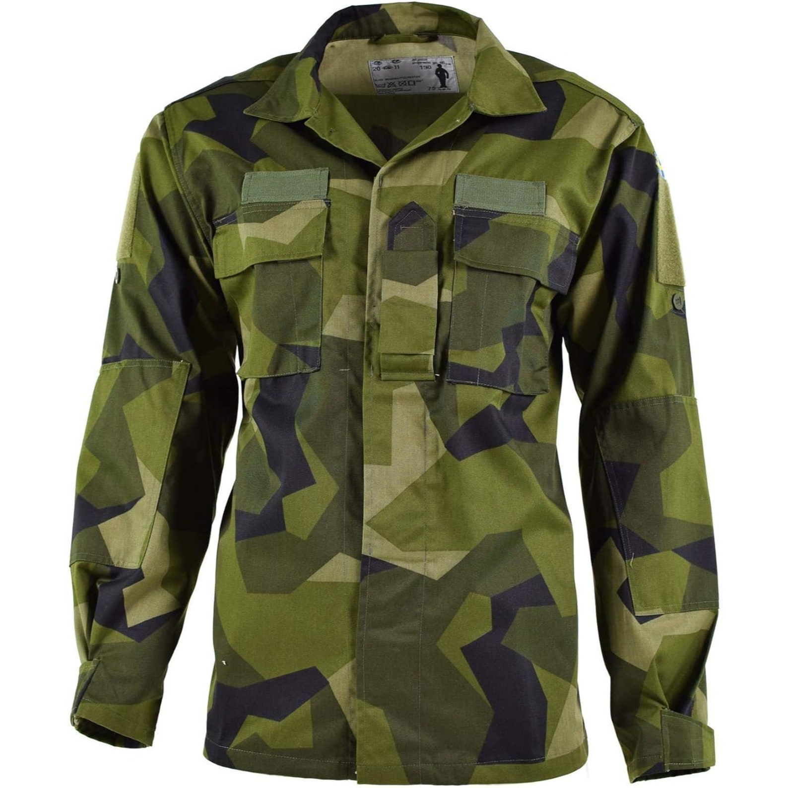 Original Swedish Army M90 Light Jacket Splinter Military Camo Field ...