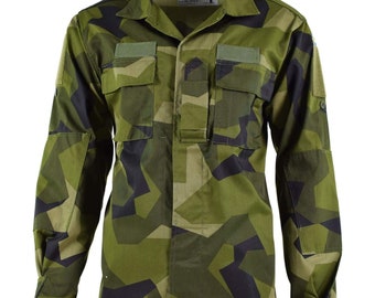 Original Swedish Army M90 Jacket Splinter Camouflage Field Combat ...