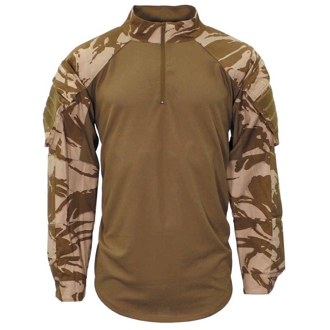 British Army UBAC Shirt Under Body Armour DPM Desert Camo Military ...