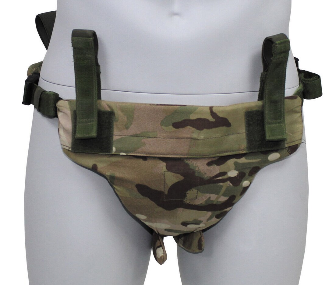 Original British Army Military Pelvic Protector MTP WITHOUT Protection ...
