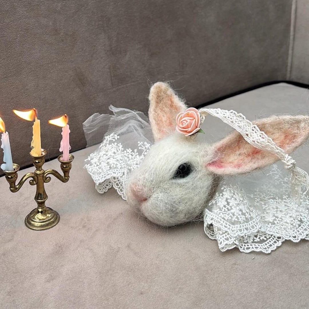 Needle Felting Bunny, Felting Rabbit, Needle Felted Animal, Needle ...