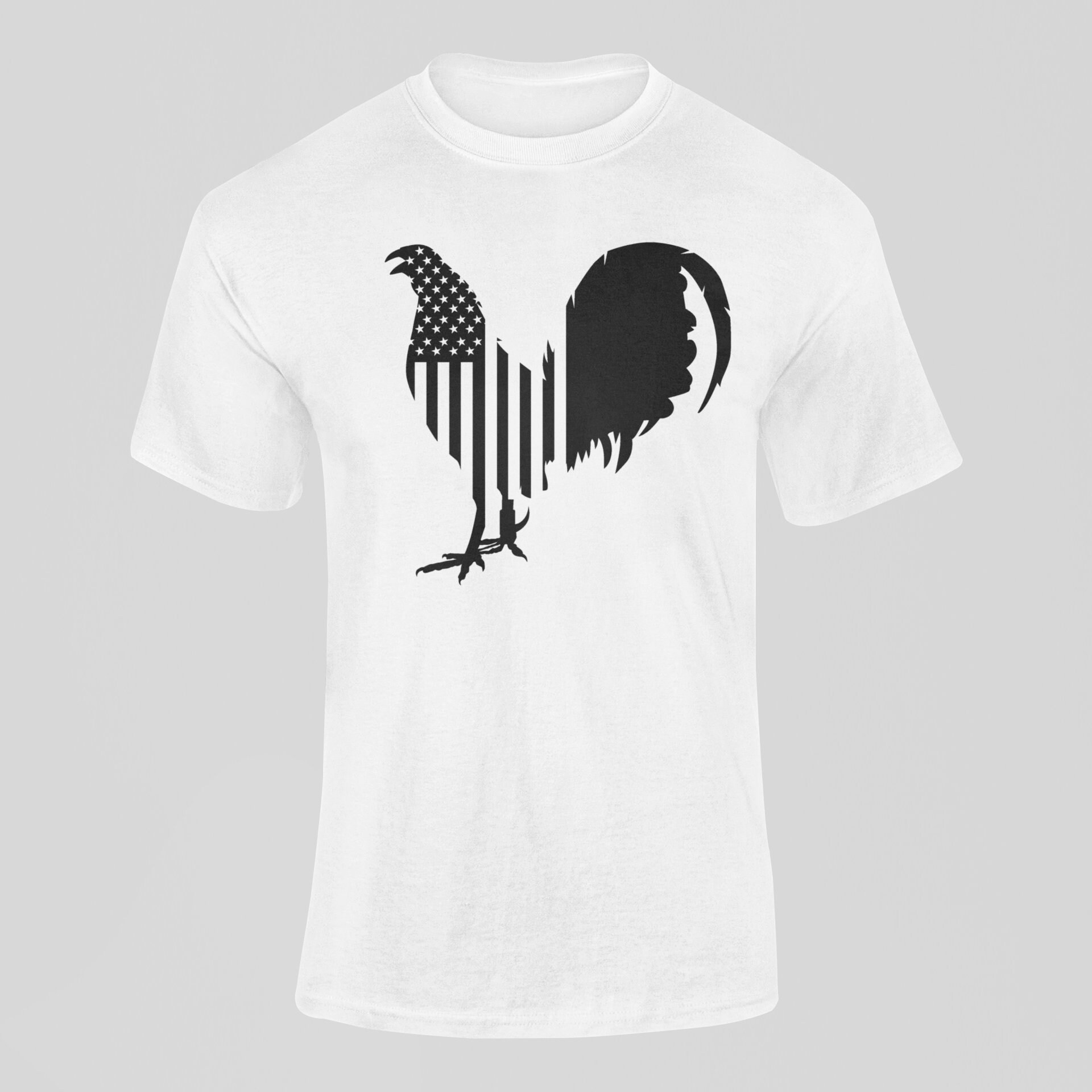American Flag Rooster Cockfighting Rooster Gamefowl Rooster Shirt - Etsy