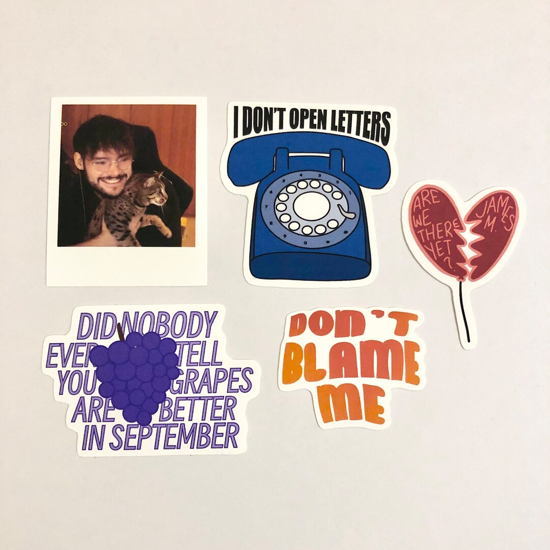 James Marriott Sticker Set - Etsy