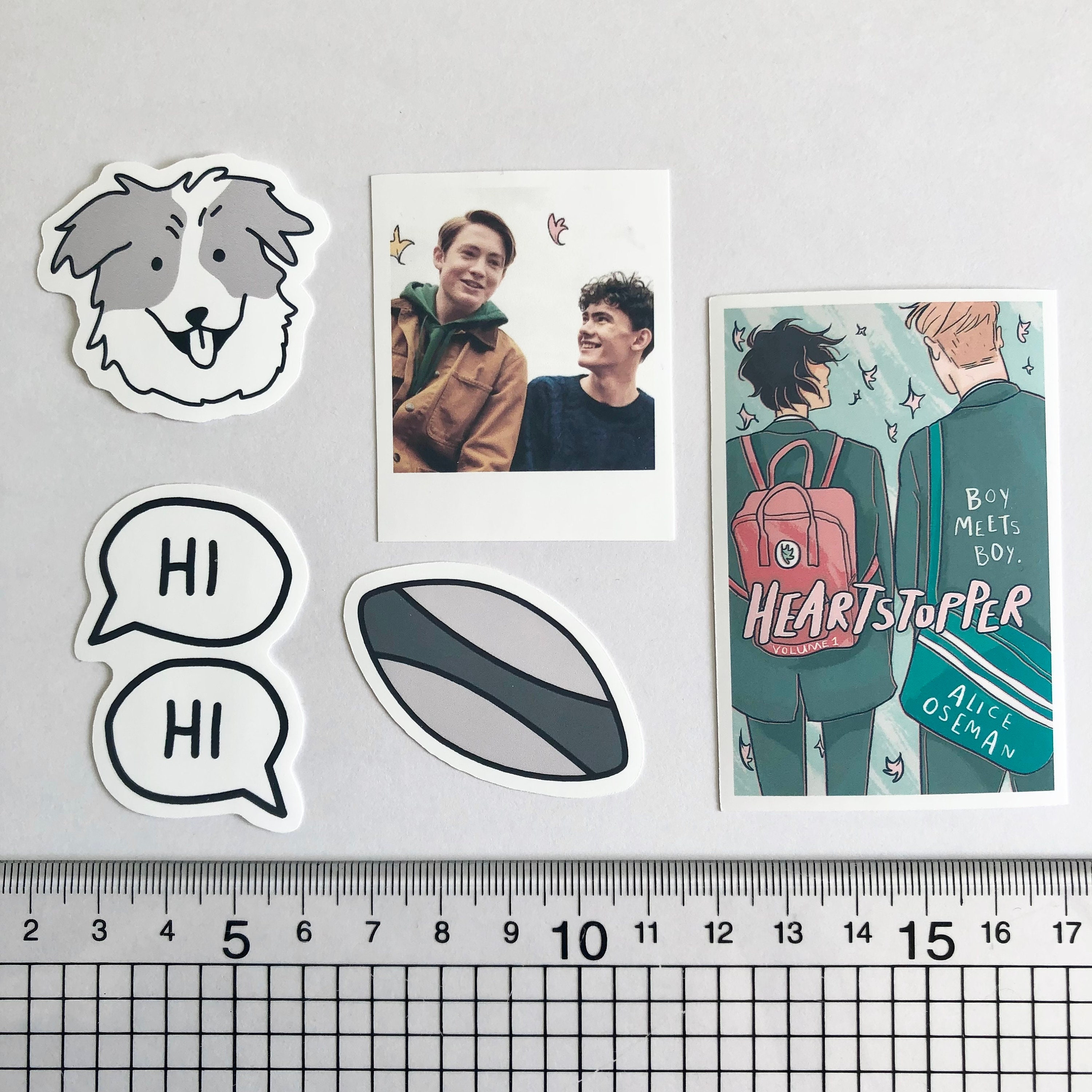 Heartstopper Sticker Set of 5 - Etsy
