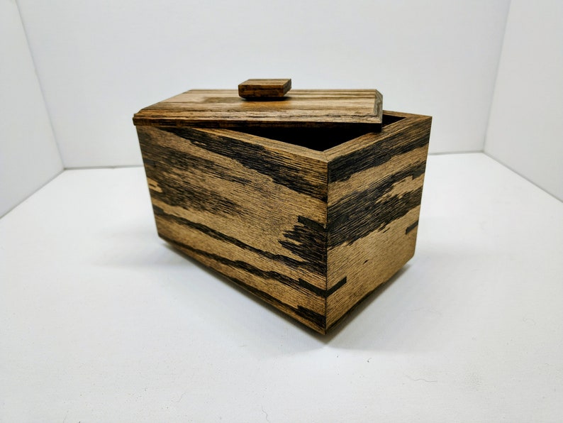 Handmade Oak Wood Box - Etsy