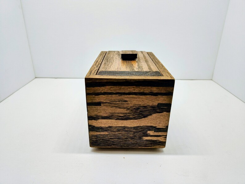 Handmade Oak Wood Box - Etsy