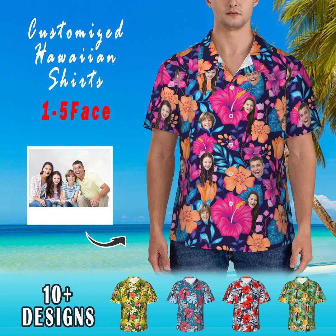 Custom Face Print Men's Swim Shorts,personalized Board Shorts for Men ...