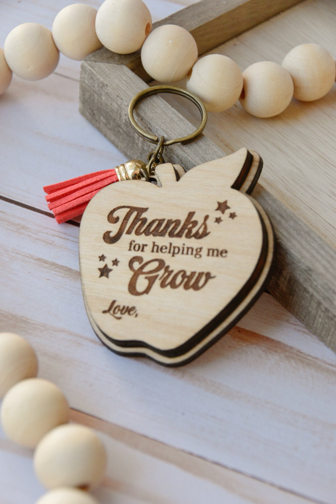 SVG File |teacher Appreciation Apple Keychains - Etsy