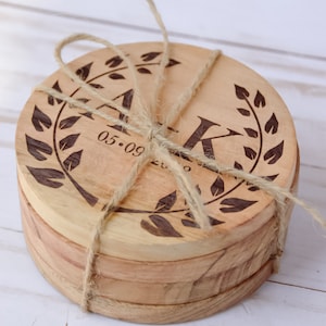 Svg File Only Monogram Wedding Coaster - Etsy