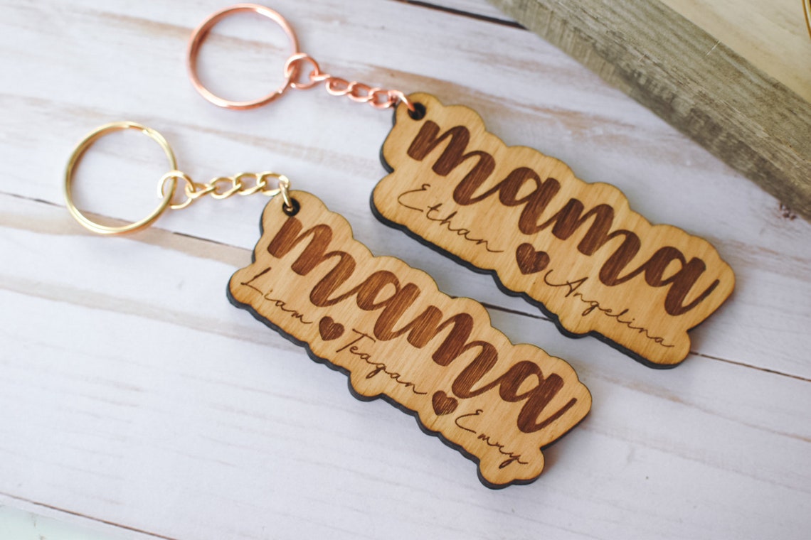 Personalized Mother's Day Keychains - Etsy