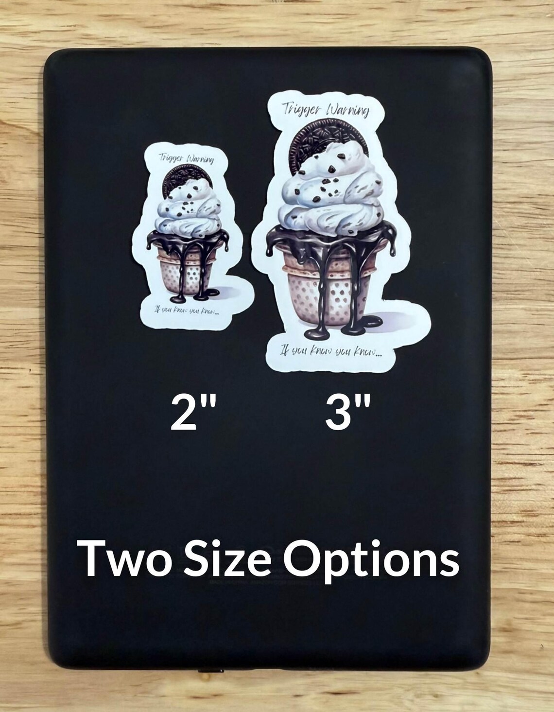 Cookies & Cream Die-cut Sticker – Butcher and Blackbird Inspired - Etsy
