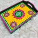 Muggu Tray , Traditional Rangoli Art, Festive Decor - Etsy