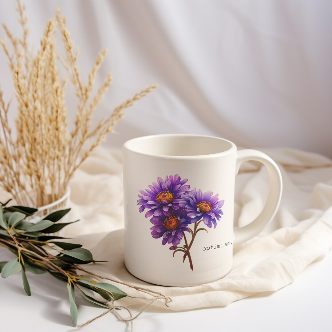 September Birth Month Flower, Birth Month Flower Mug, September Birth ...