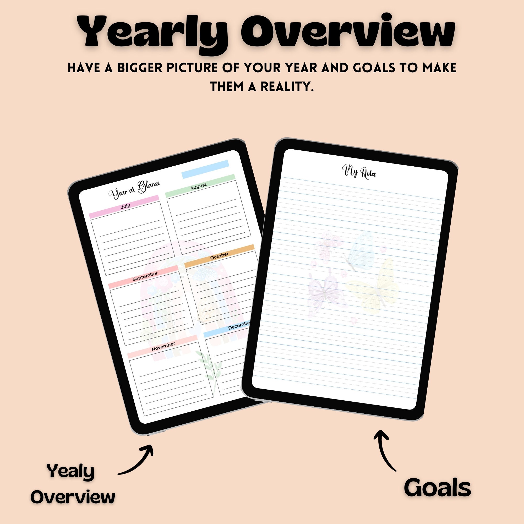THAT GIRL 2024 Digital Planner | Daily, Weekly, Monthly Goodnotes iPad ...