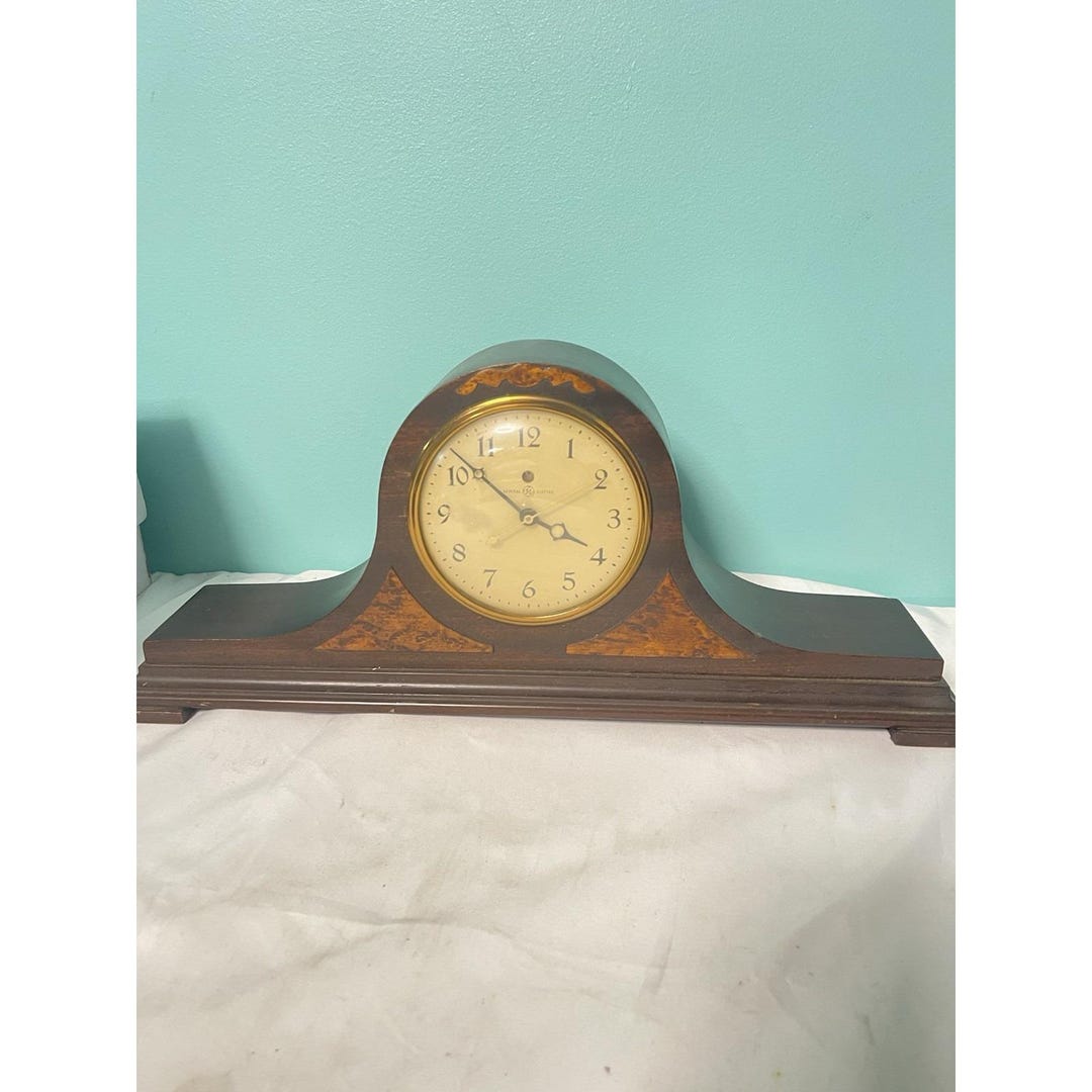 Vintage GE General Electric Mantle Clock Model 4F06 - Working Great ...