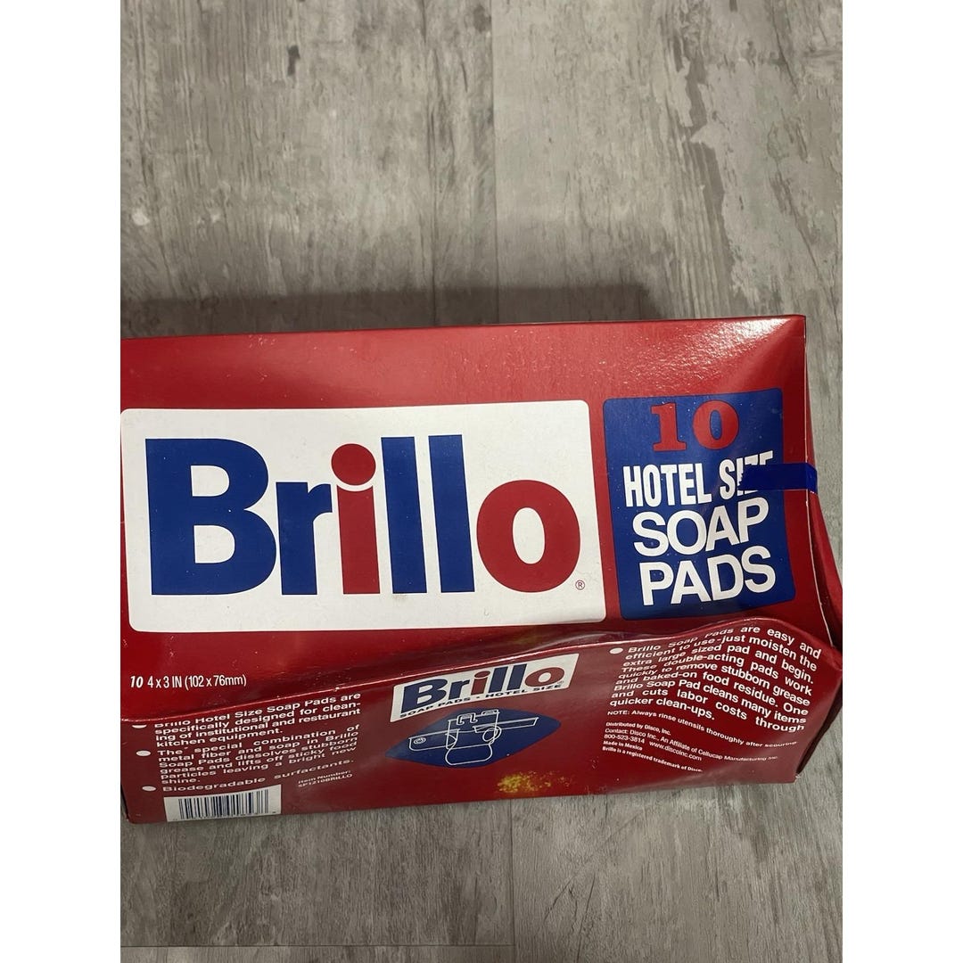 Brillo Steel Wool Soap Pad 10/box - Etsy