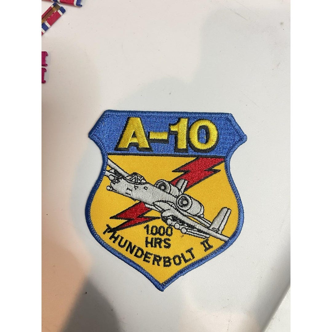 USAF Fighter Squadron A-10 Thunderbolt II Patch Binr0017 - Etsy