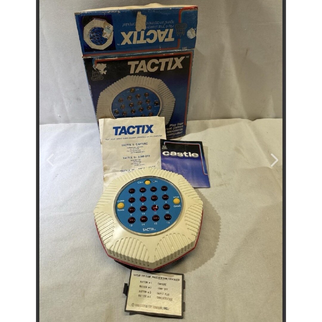 1980 Tactix Rare Game Castle Toy Co. Complete Tested - Etsy