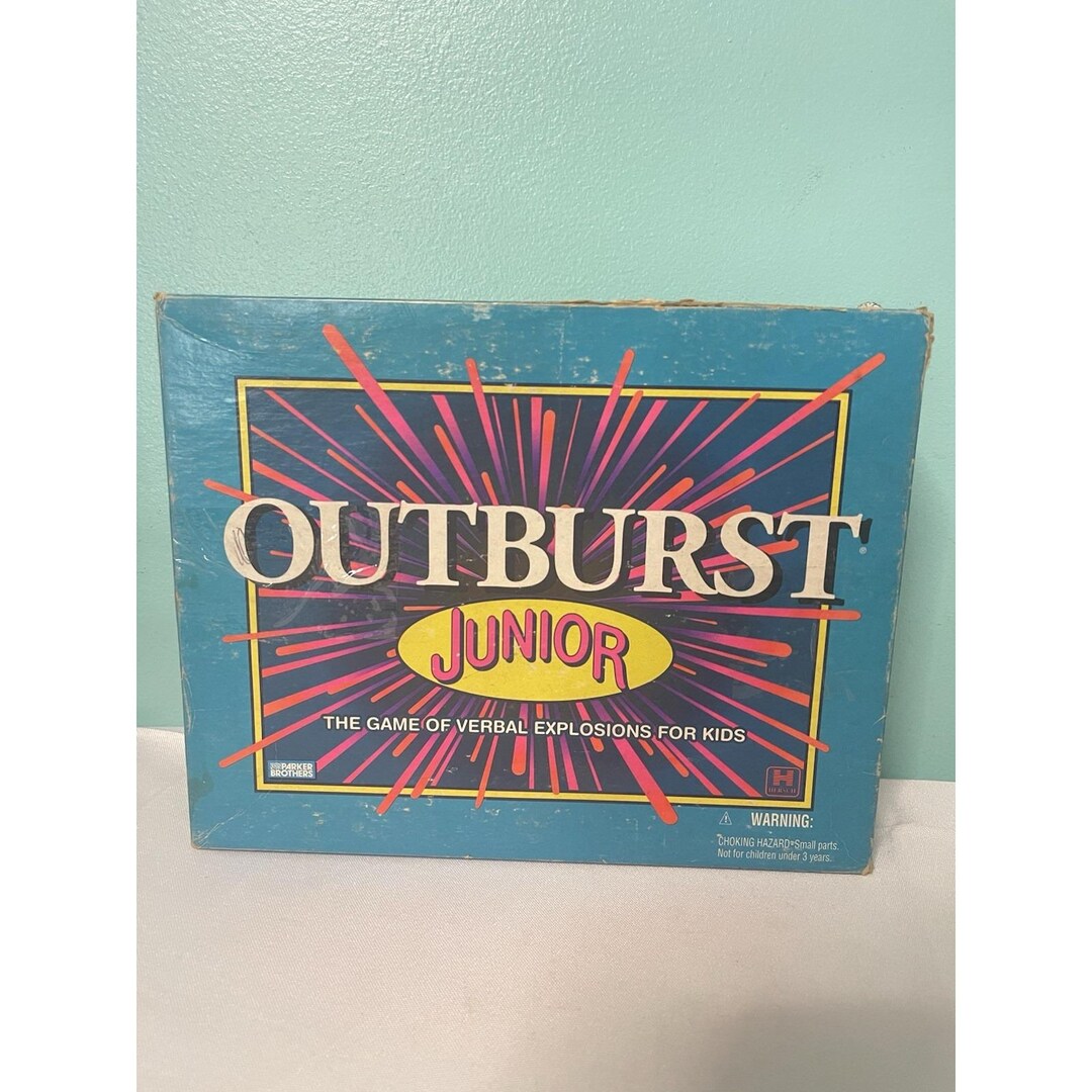 Outburst Junior Game Parker Brothers 1994 Complete 90s Trivia Game for ...