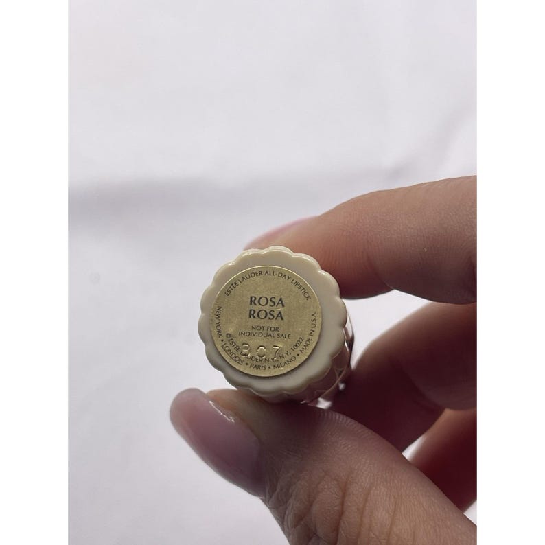 Estee Lauder ROSA ROSA All Day Lipstick White Ribbed Tube - Etsy