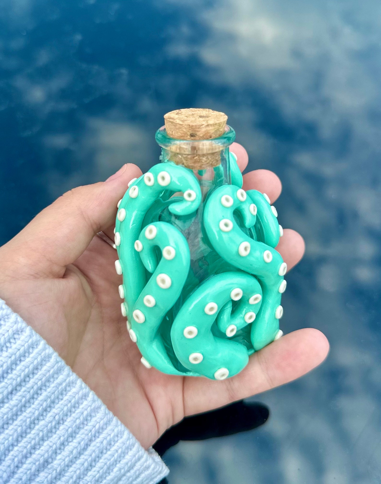 Mini Octopus Jar, Ocean Decor, Colorful Tentacles - Etsy