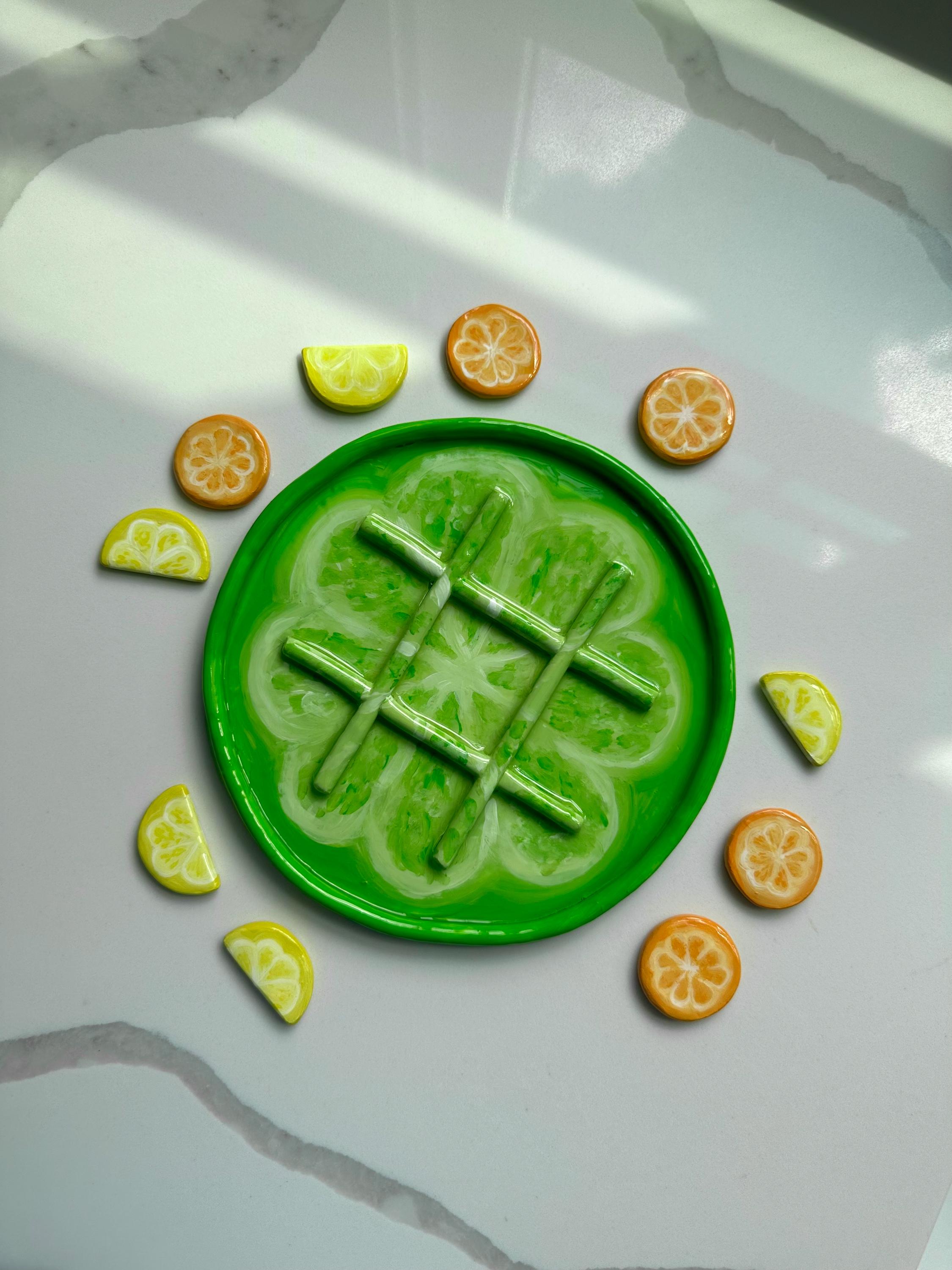 Lime Tic Tac Toe - Etsy