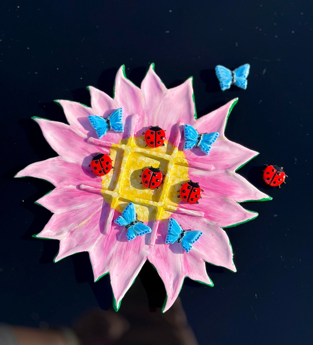 Flower Tic Tac Toe - Etsy