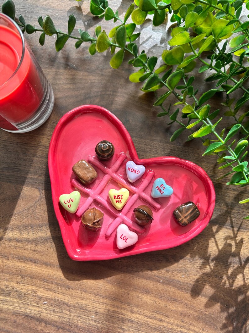 Valentines Tic Tac Toe Board - Etsy