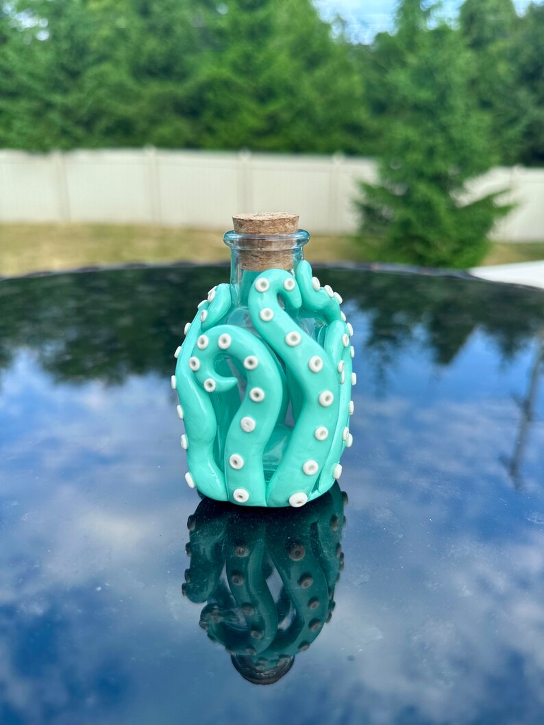 Mini Octopus Jar, Ocean Decor, Colorful Tentacles - Etsy