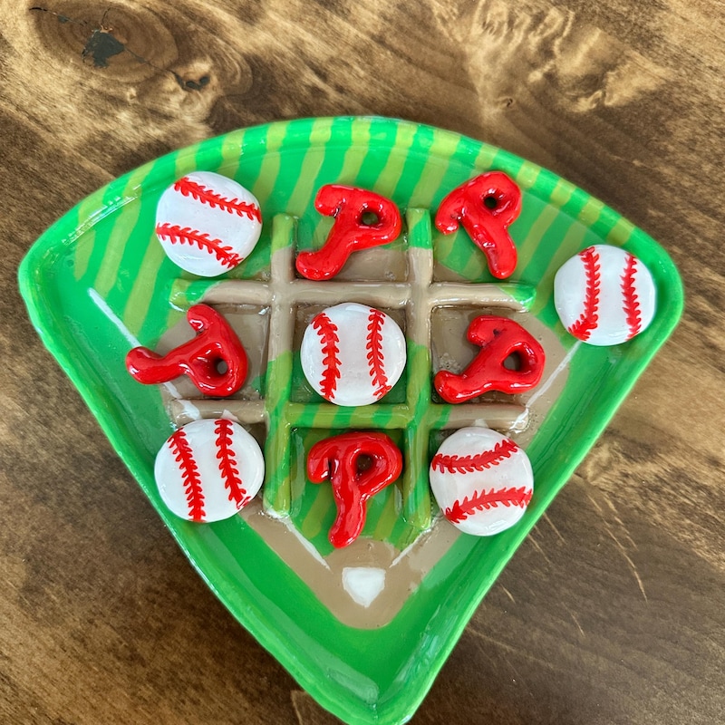 Baseball Tic Tac Toe - Etsy