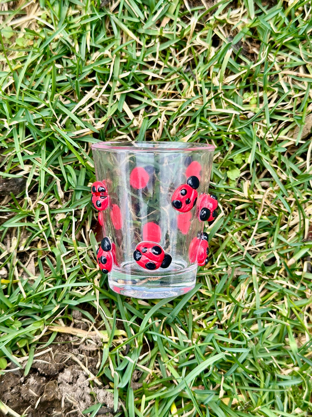 Lady Bug Shot Glass - Etsy