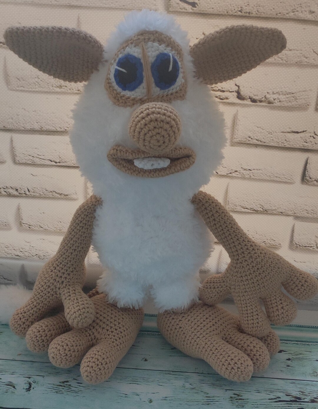 Buba. Knitted Soft Toy, Handmade Souvenir, Baby Gift, Crochet Amigurami ...