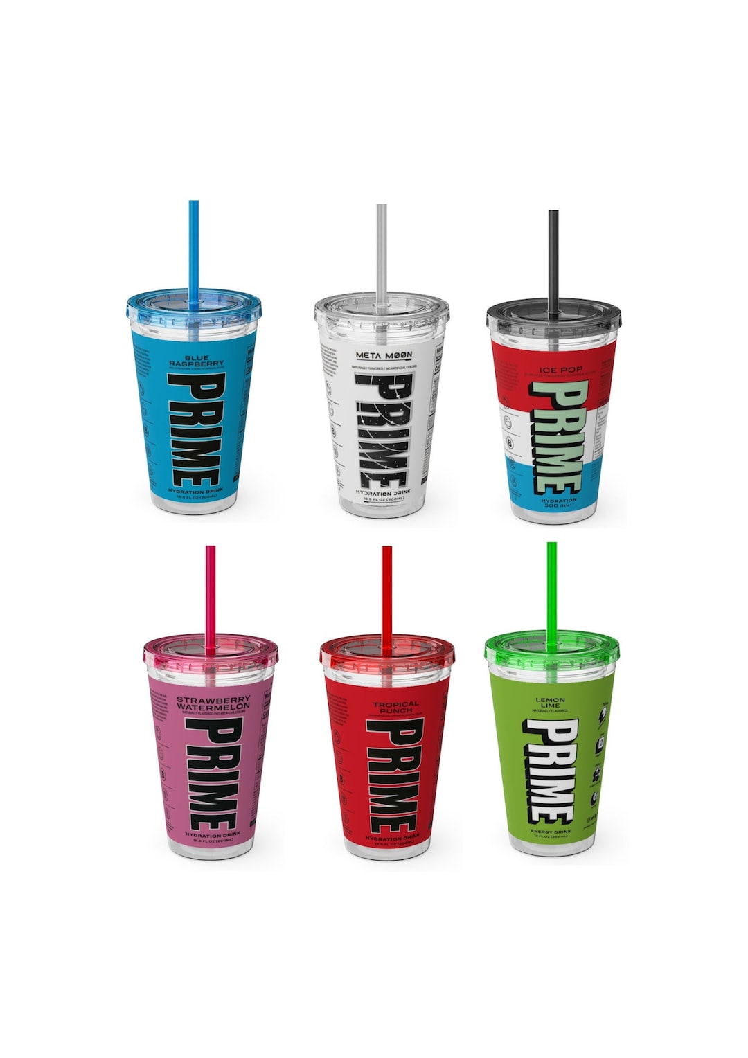 Prime Cold Cups, Prime Tumbler, Prime Cold Cups With Straw, Prime ...