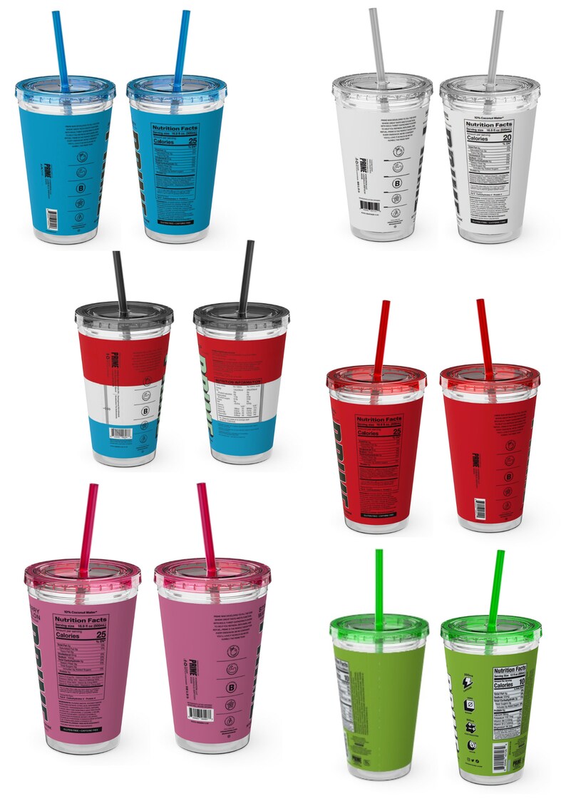 Prime Cold Cups, Prime Tumbler, Prime Cold Cups With Straw, Prime ...