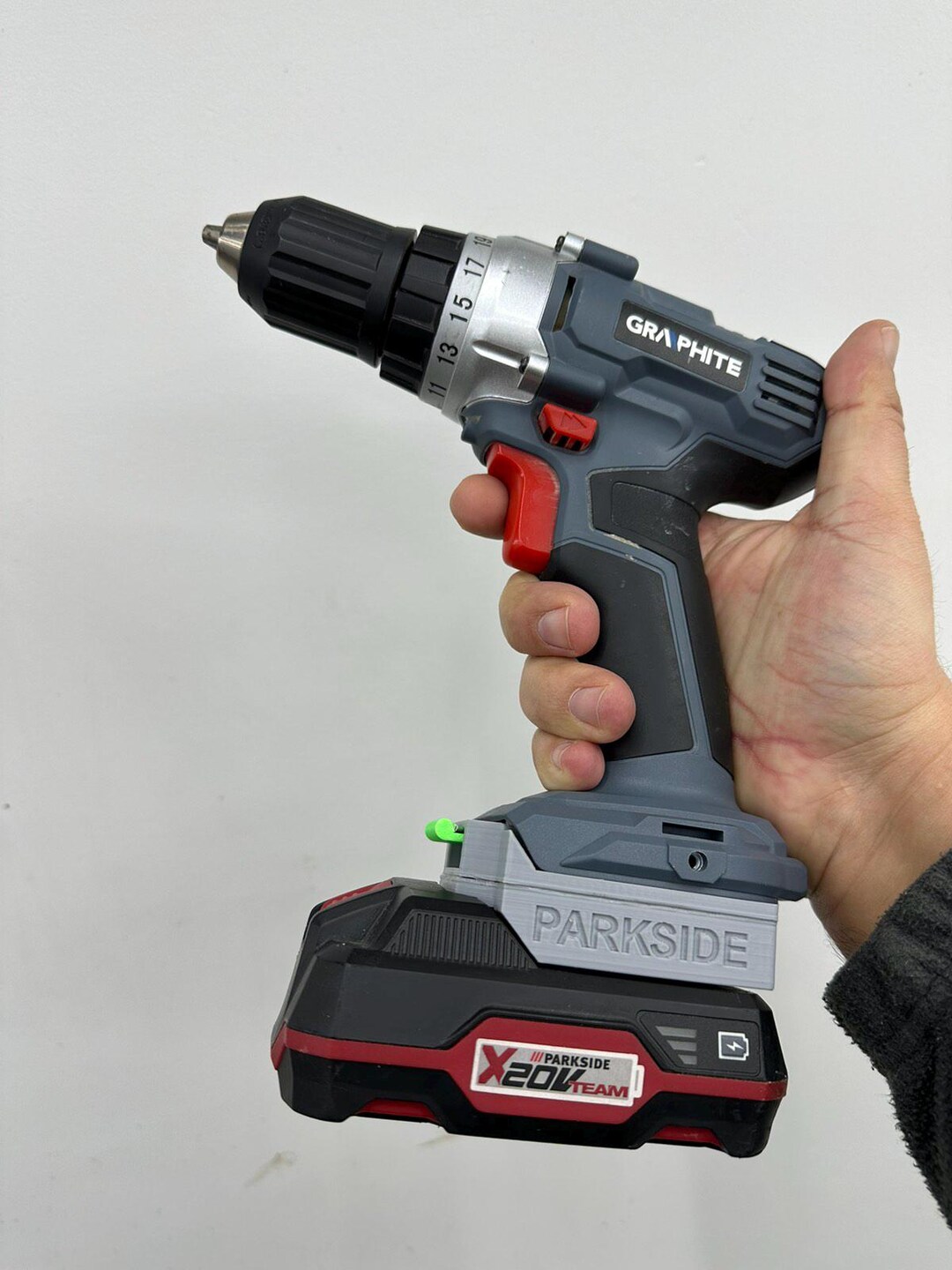 STL File-adapter to Use Parkside X20 Battery With Graphite Power Tools - Etsy