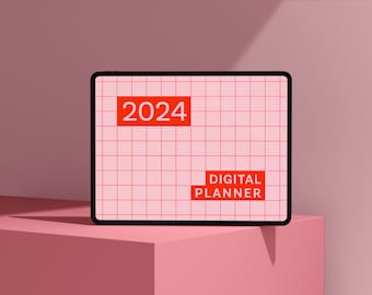 2024 Digital Planner Goodnotes, Notability, iPad Monthly, Weekly, Daily ...