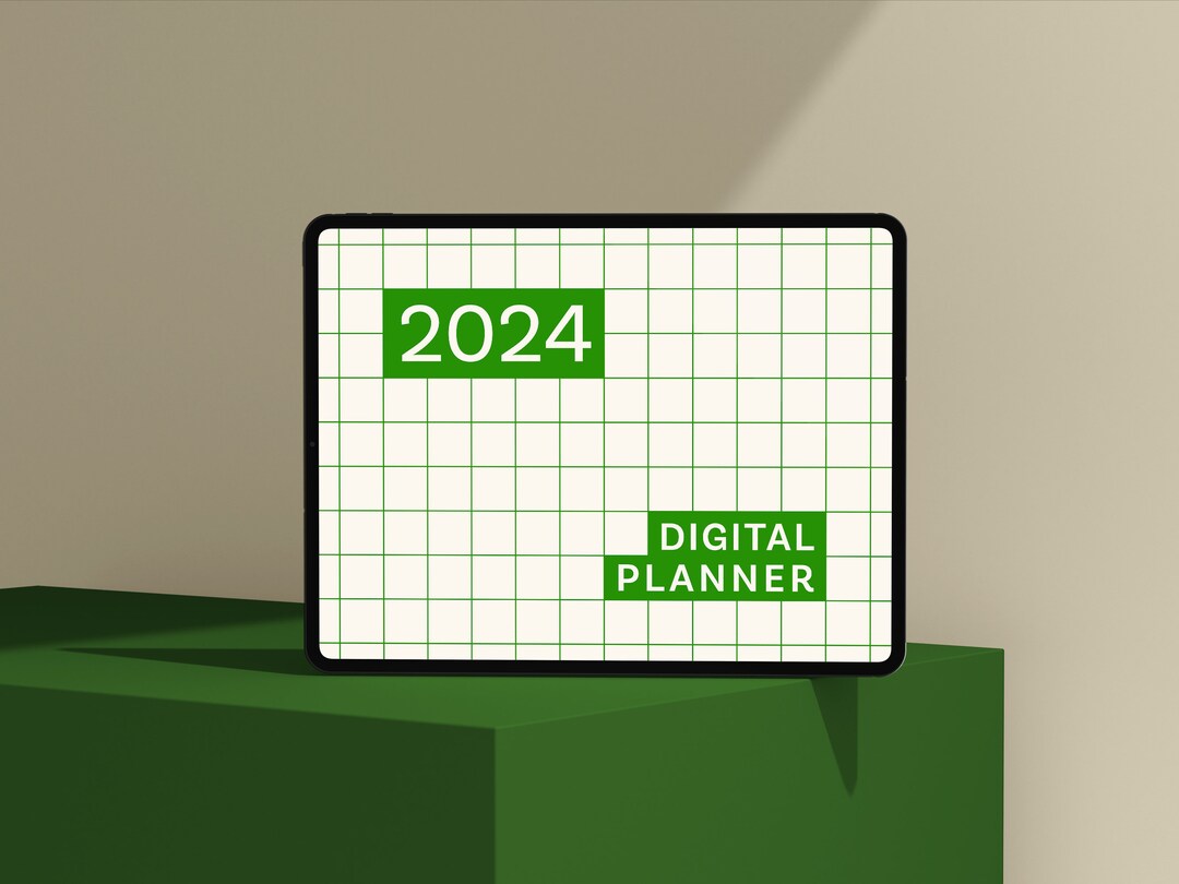 2024 Digital Planner Goodnotes, Notability, iPad Monthly, Weekly, Daily ...