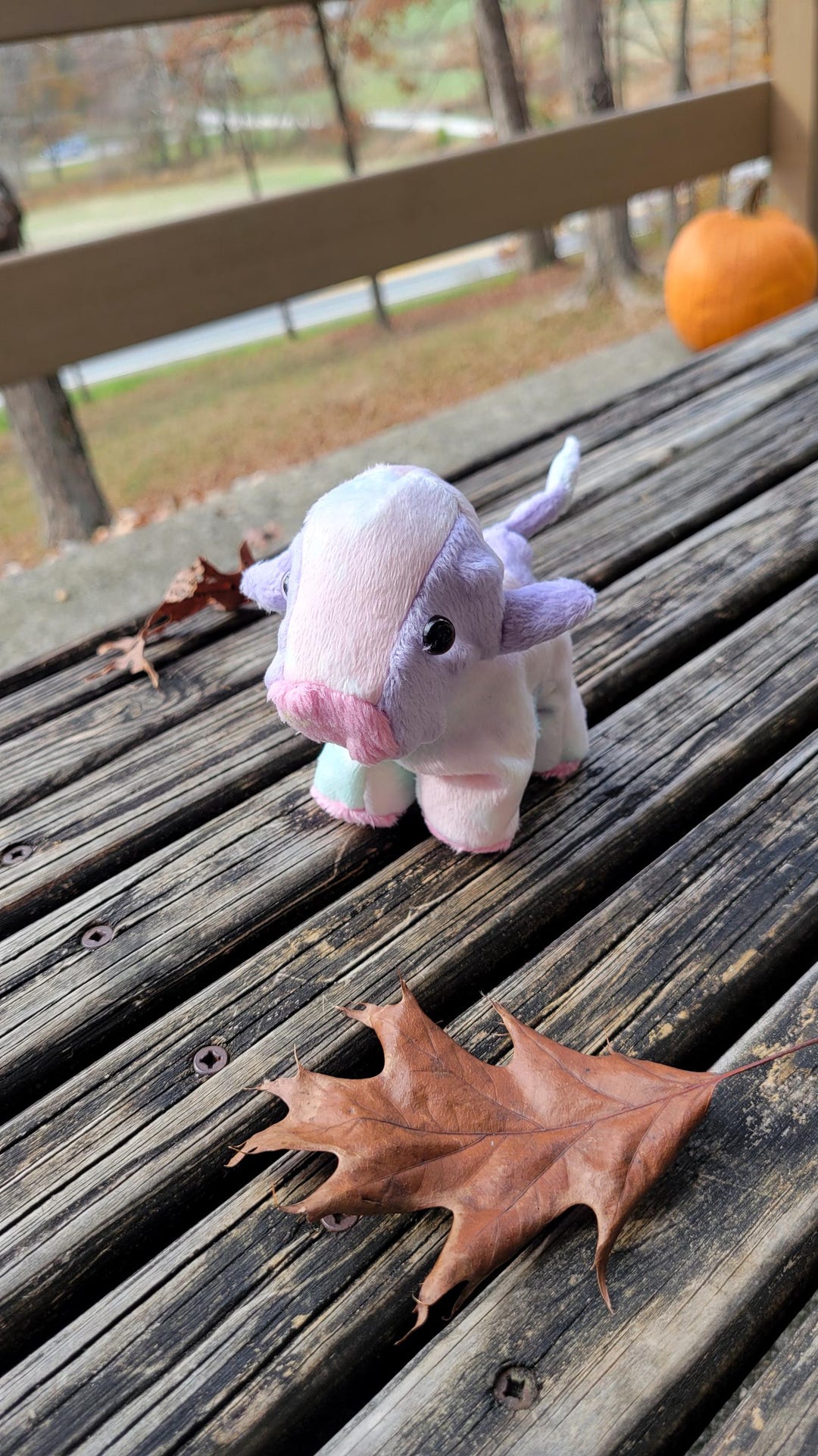 Tiny Pastel Cow Poly Pellet Filled Animal Plush - Etsy