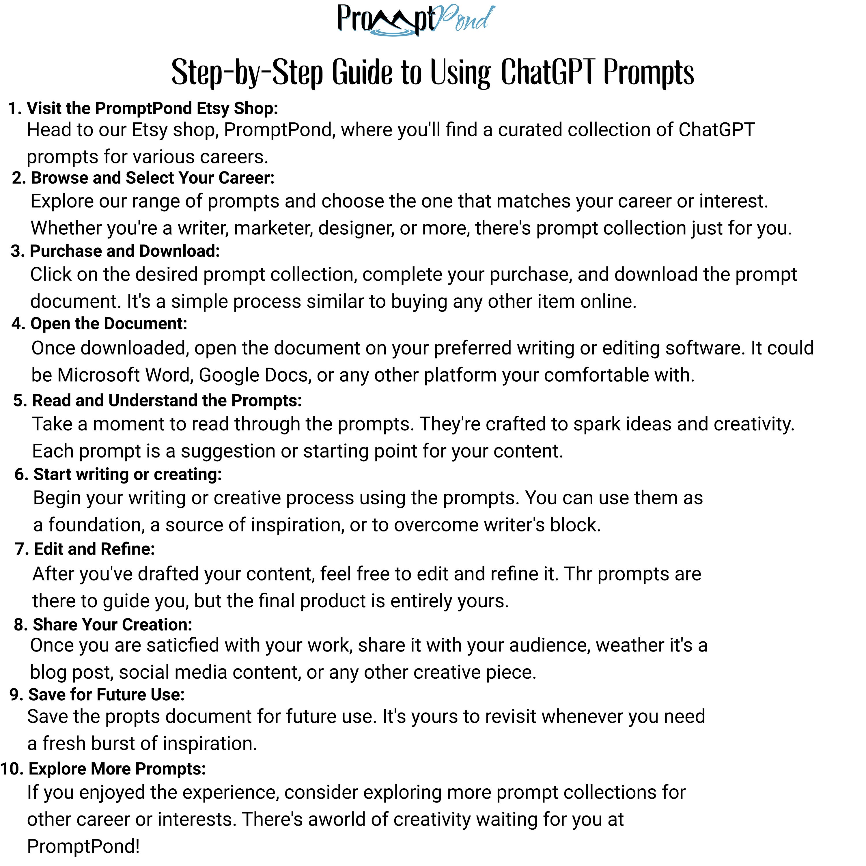 1,000 Chatgpt Prompts for Content Creators - Etsy