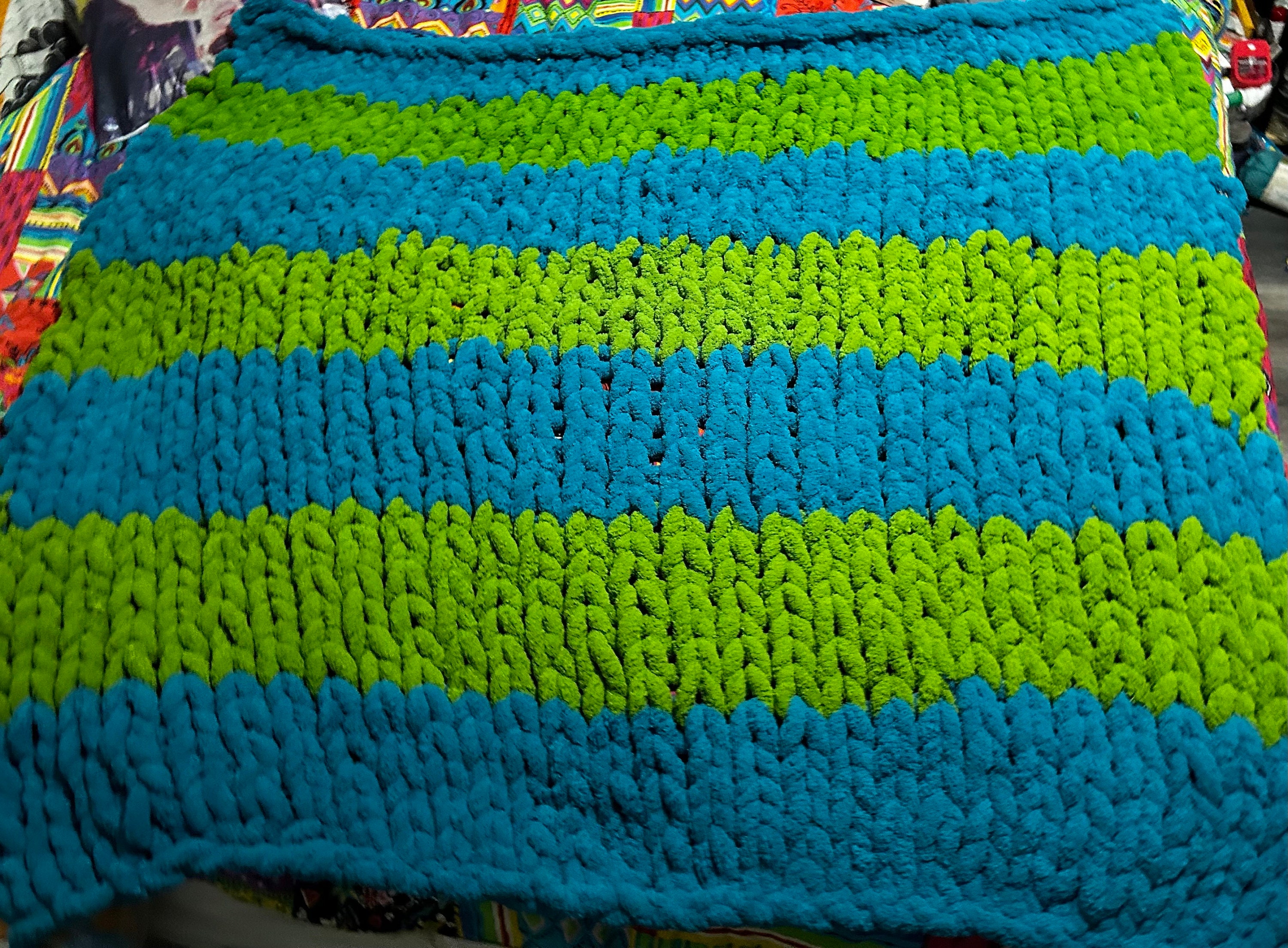 Chunky Knit and Throw - Etsy