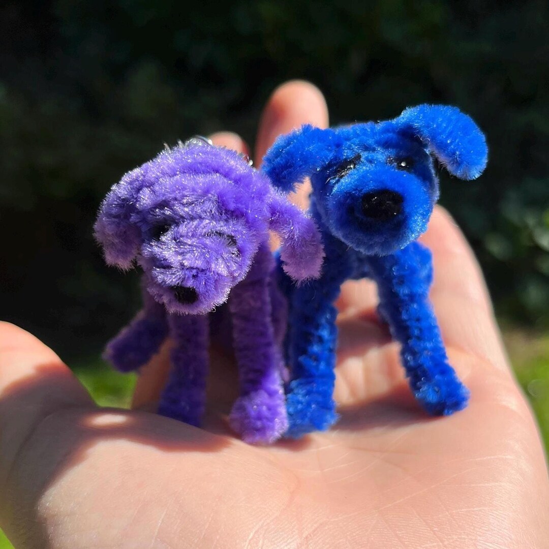 LILO AND STITCH Set: Hand-crafted Pipe Cleaner Puppies, Handmade Dog ...