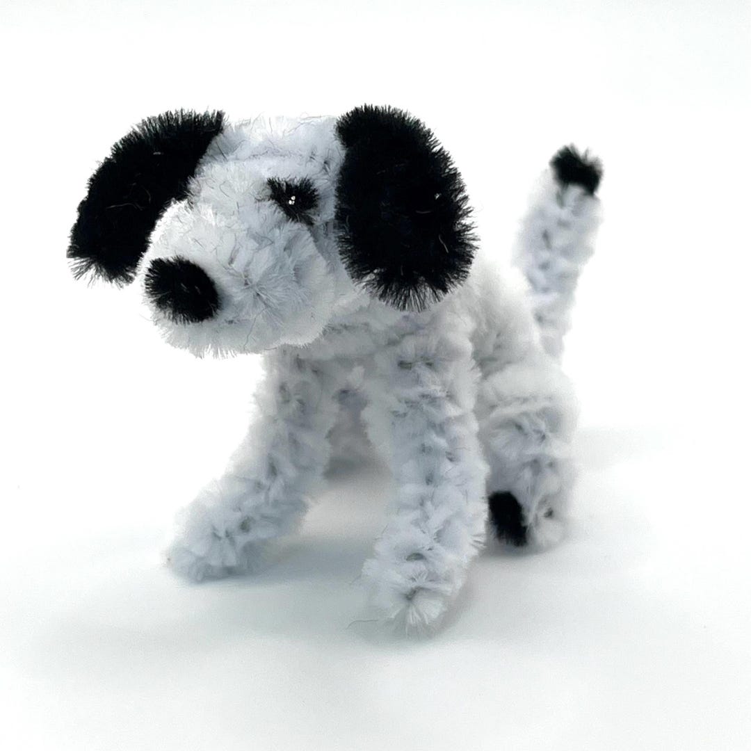 Handmade Pipe Cleaner Dog Figurine | Mini Posable Puppy, Dog Lover Gift ...