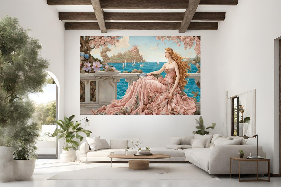 Birth of Venus Renaissance Inspired by Sandro Botticelli Digital ...