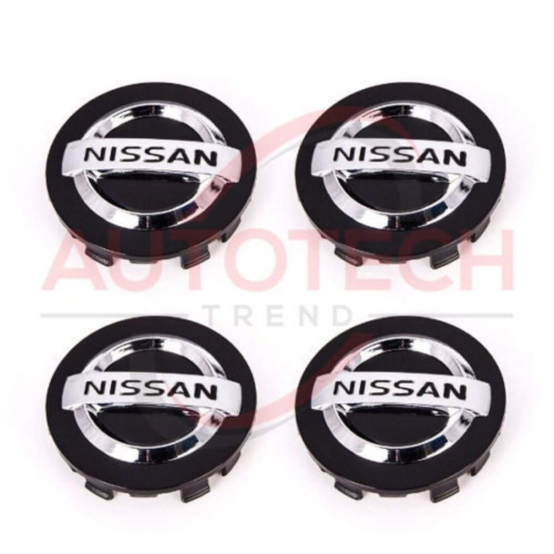 Set of 4 Black Nissan Wheel Center Cap Size 54mm Fits for Altima Maxima Murano Part Number ...