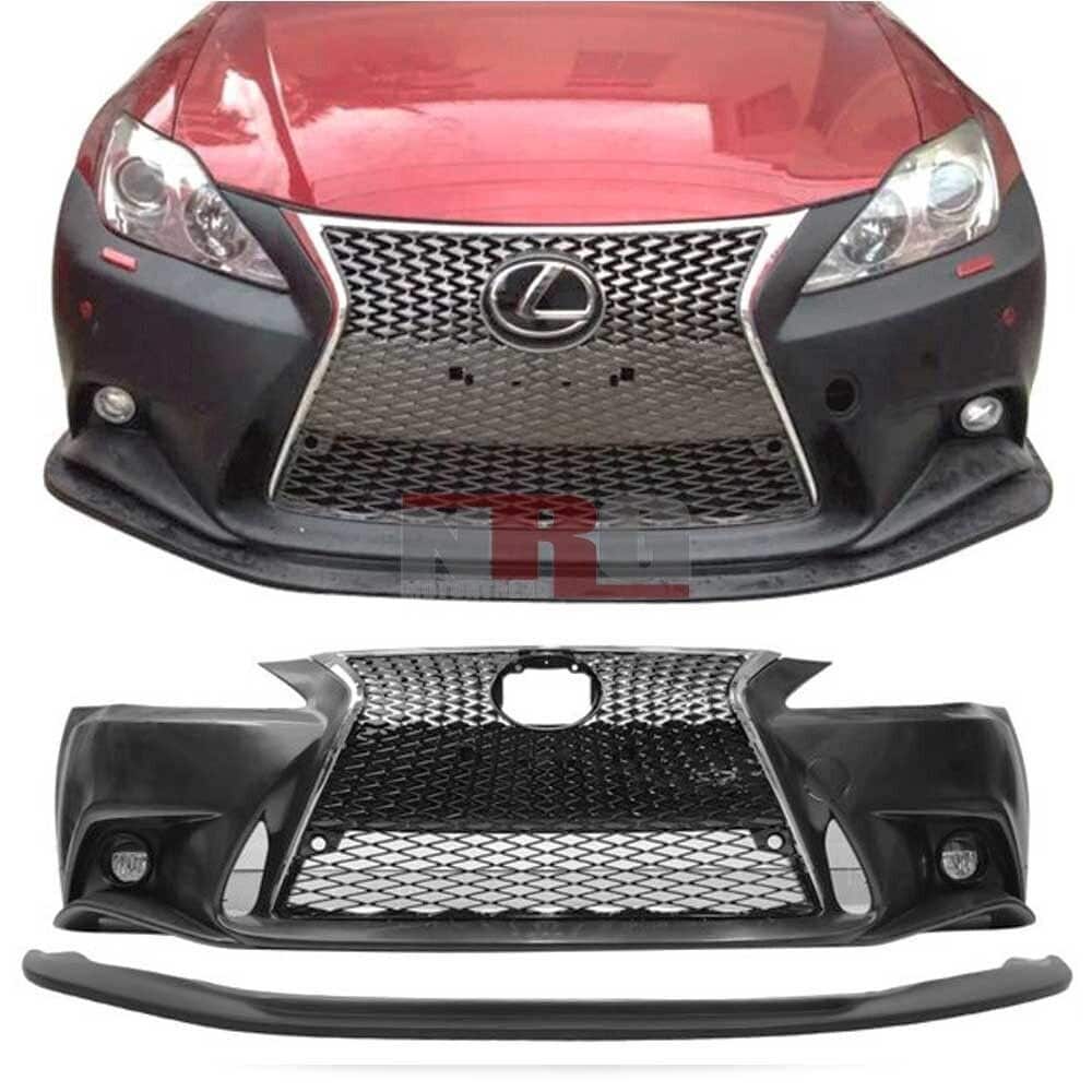 For 2006-2013 Lexus Is250 Is350 Conversion to 14 F-sport Front Bumper ...