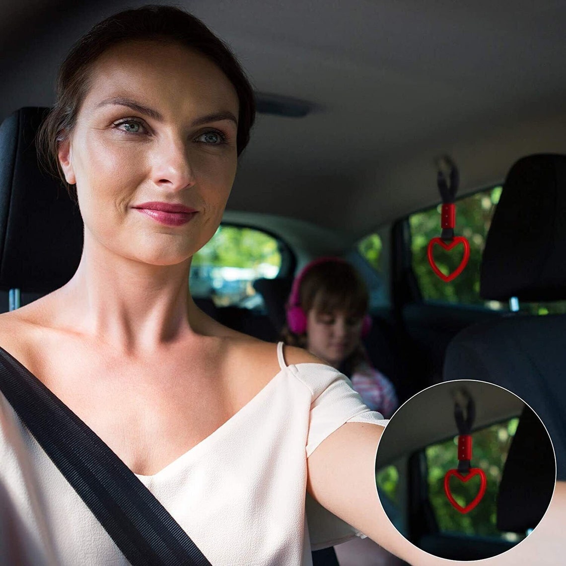 Jdm Style Tsurikawa Red and Black Ring Car Warning Subway Train Bus ...